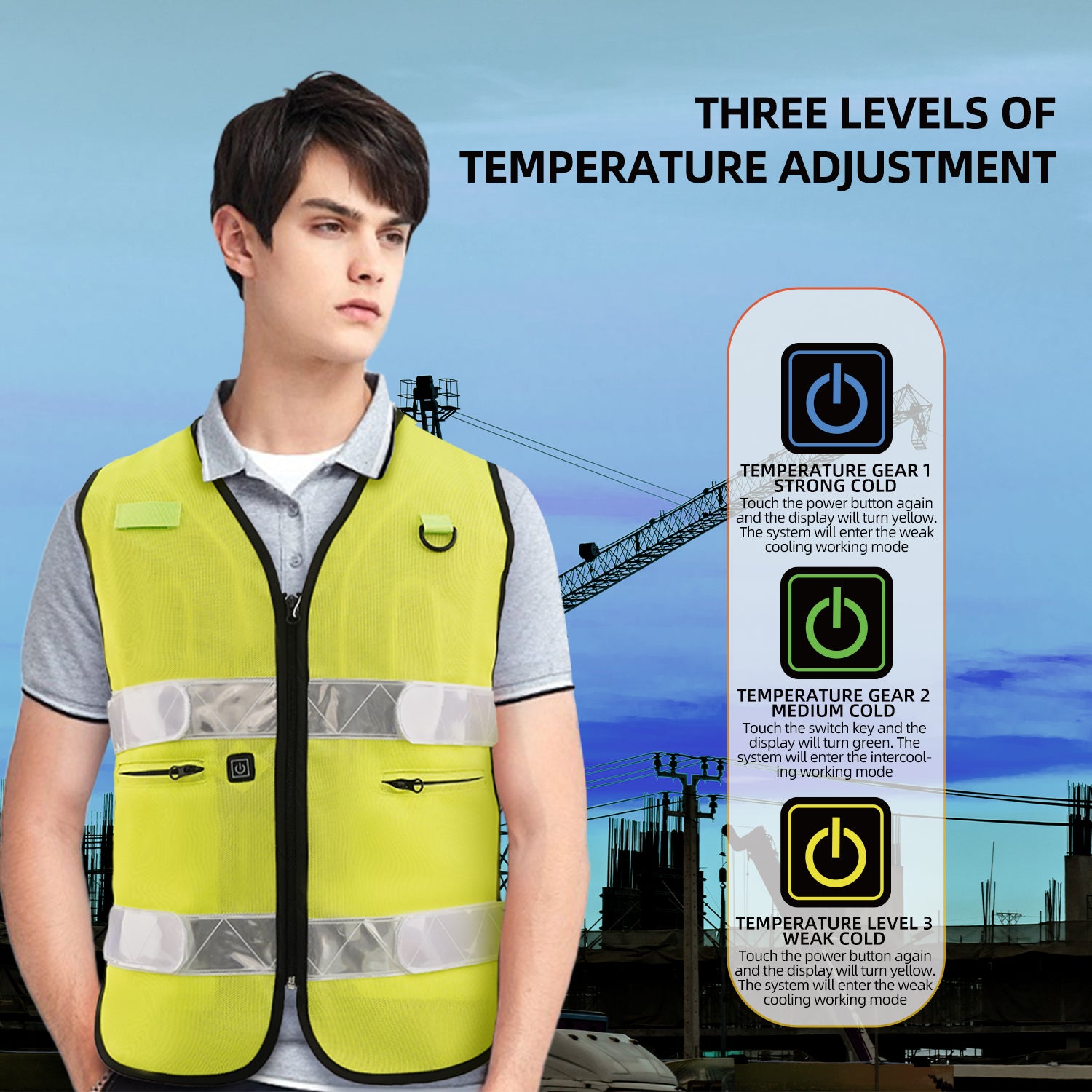 High temperature heatstroke prevention cooling vest – Savior Cool ...